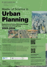 Master of Science in Urban Planning | HKU Faculty of Architecture