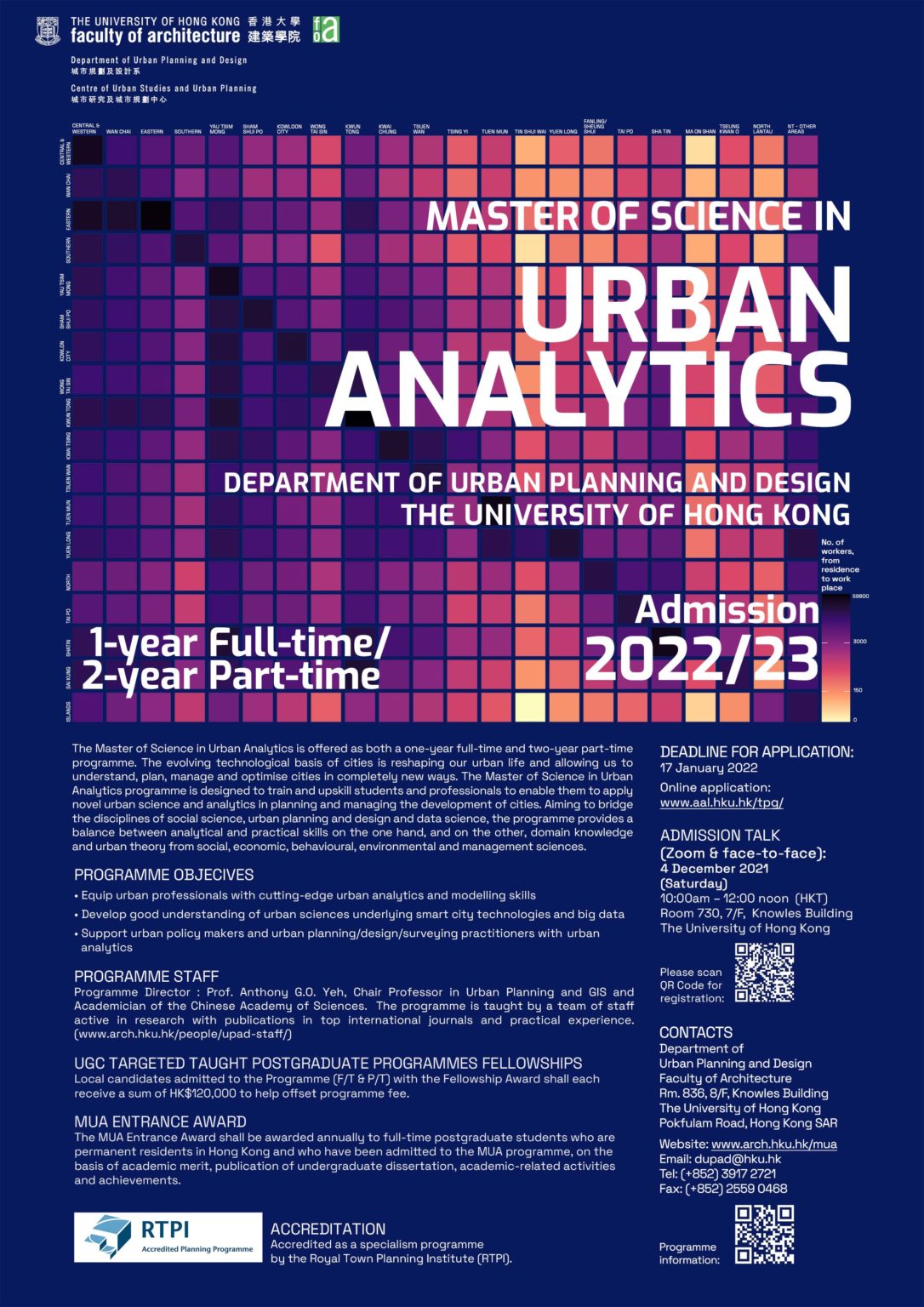 Master of Science in Urban Analytics | HKU Faculty of Architecture