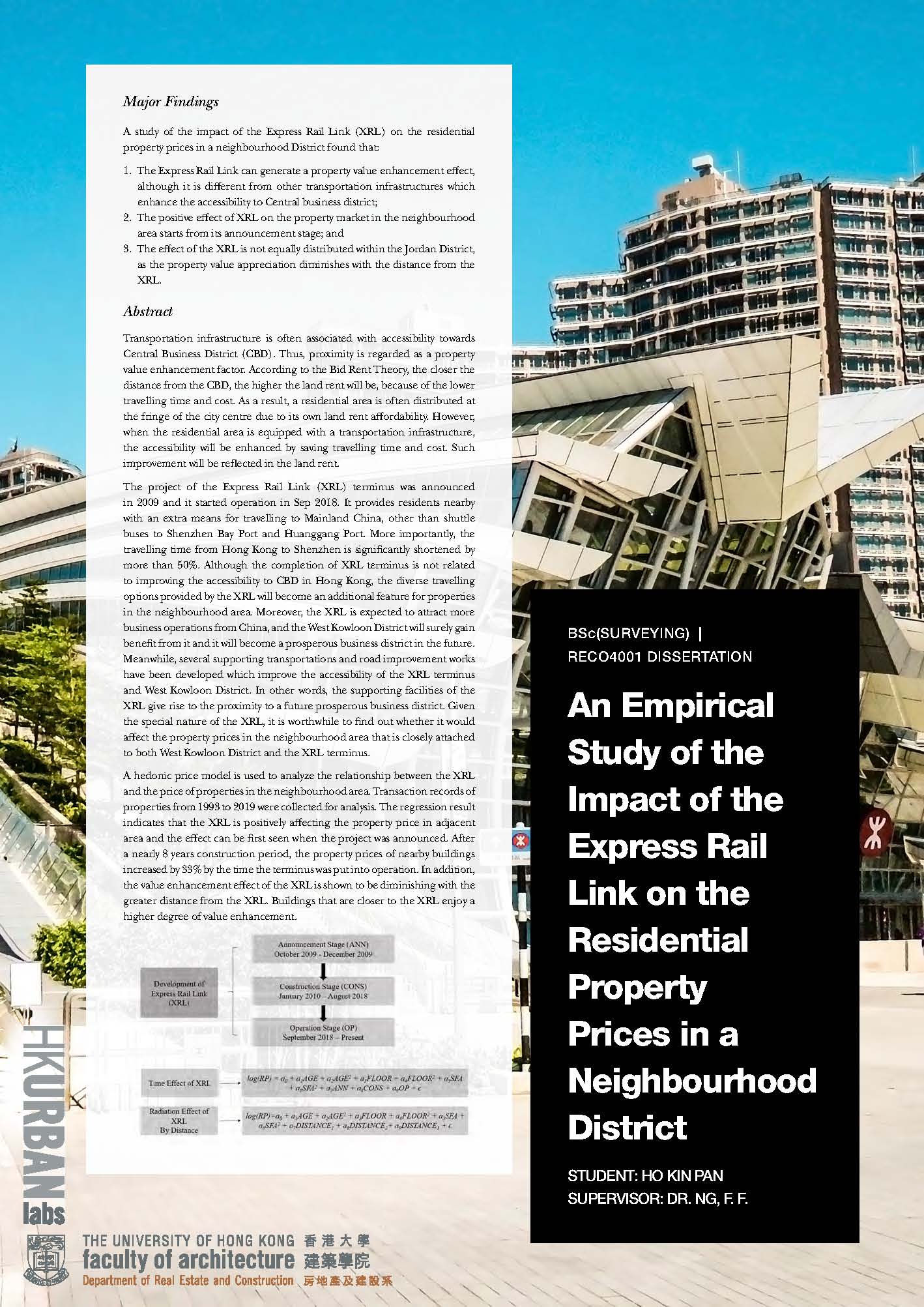 REC Undergraduate Research Exhibition 2020 | HKU Faculty of Architecture