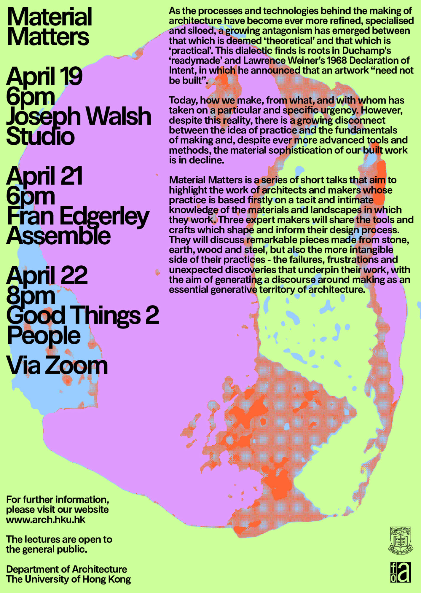 Poster_MaterialMatters | HKU Faculty of Architecture
