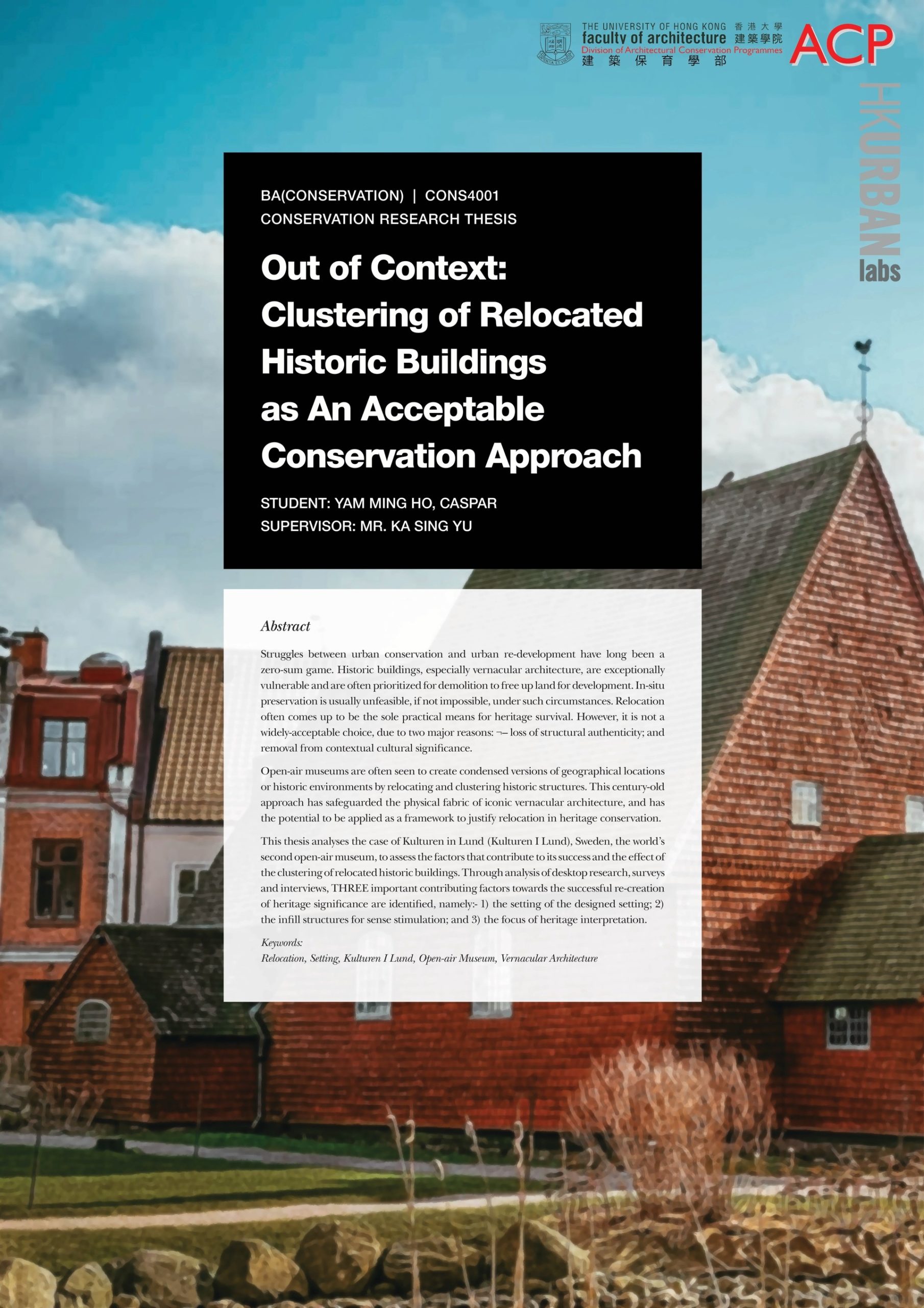 ACP UNDERGRADUATE RESEARCH EXHIBITION 2021 | HKU Faculty of Architecture