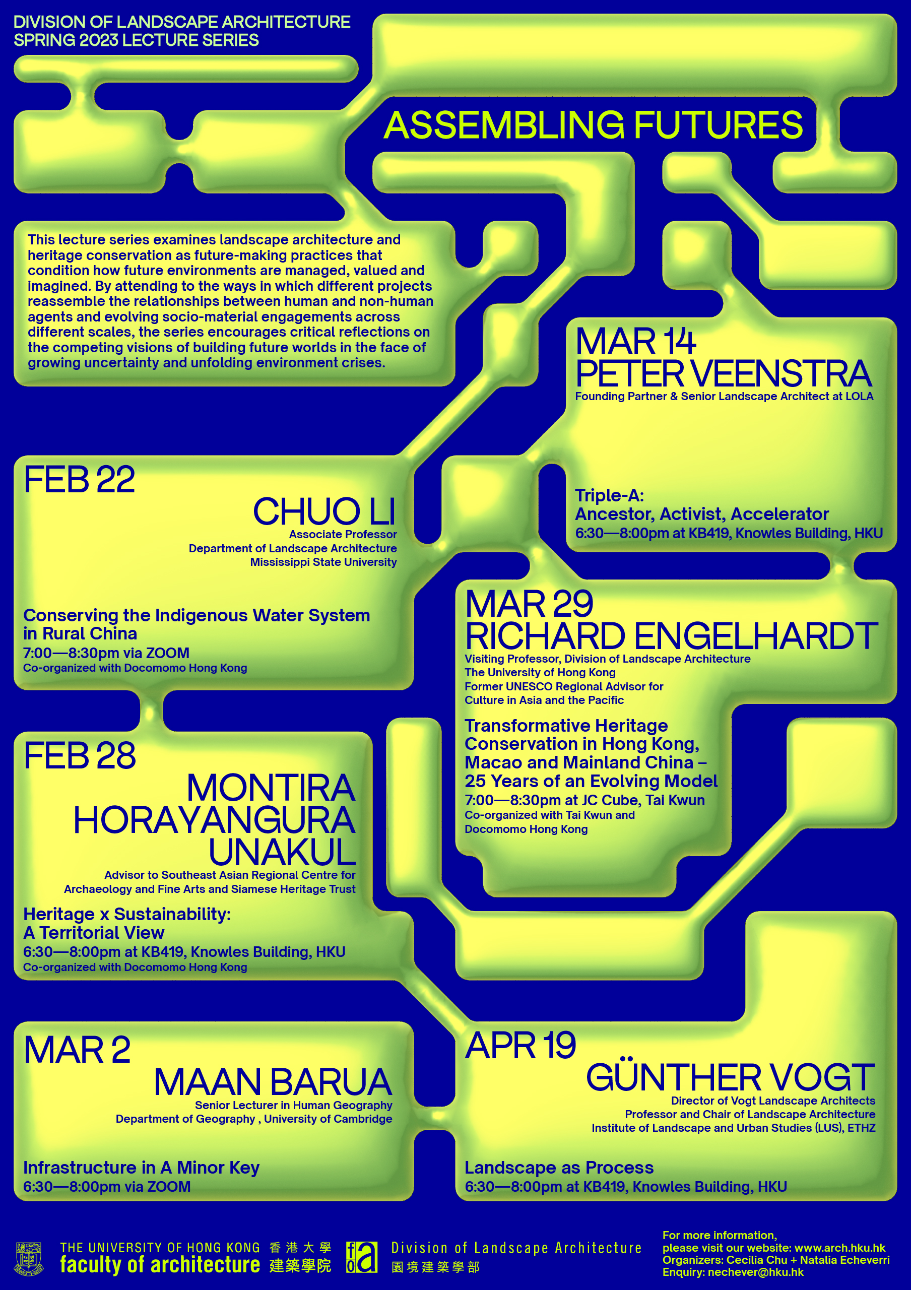 Landscape Architecture Spring 2023 Public Lecture Series