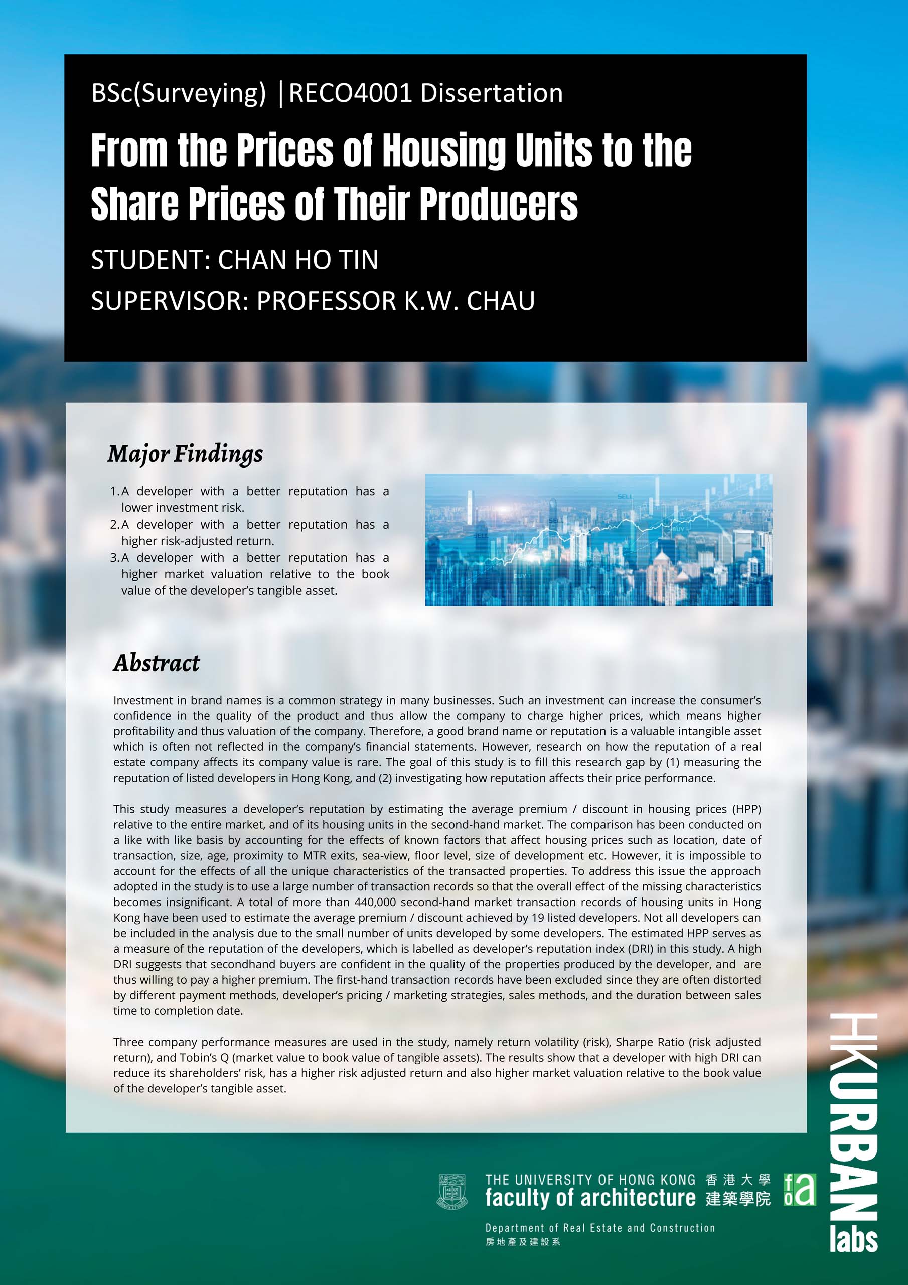 REC UNDERGRADUATE RESEARCH EXHIBITION 2023 | HKU Faculty of Architecture