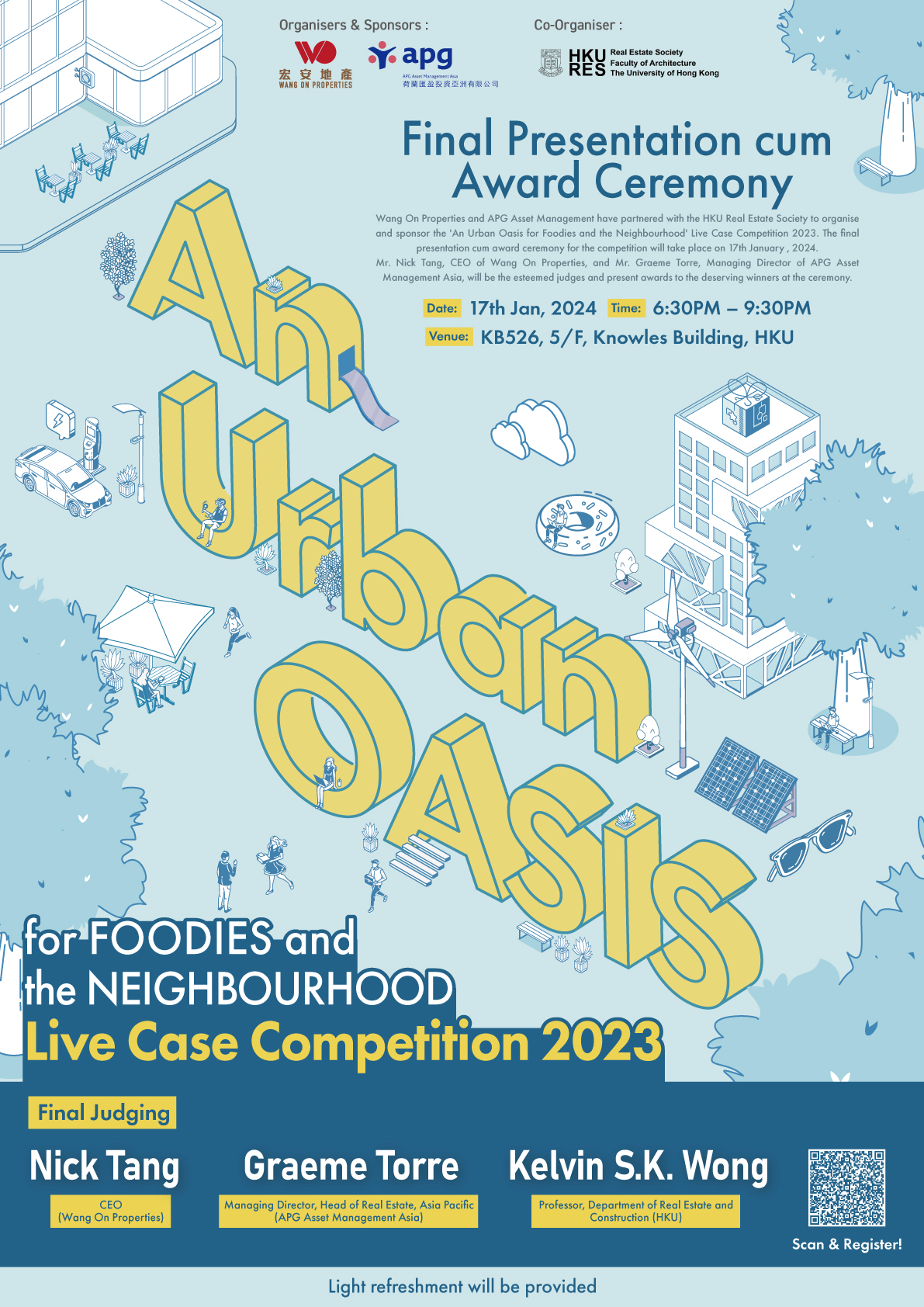 An Urban Oasis for Foodies and the Neighbourhood Live Case Competition 2023
