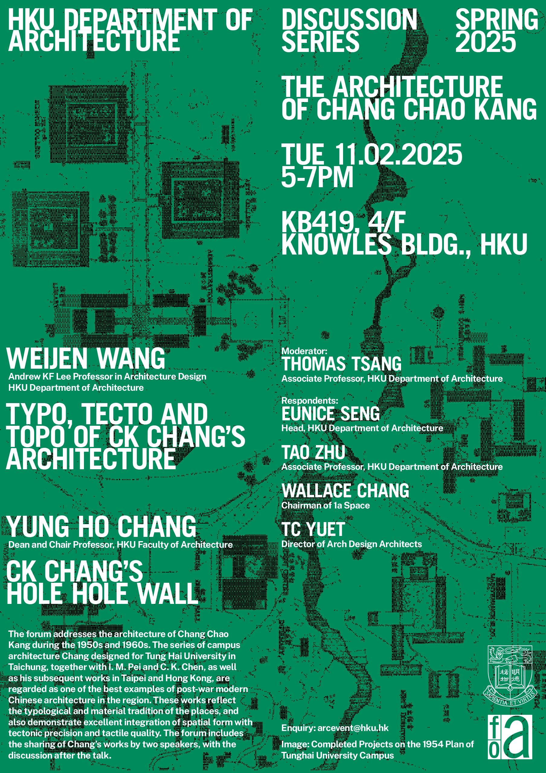 The Architecture of Chang Chao Kang