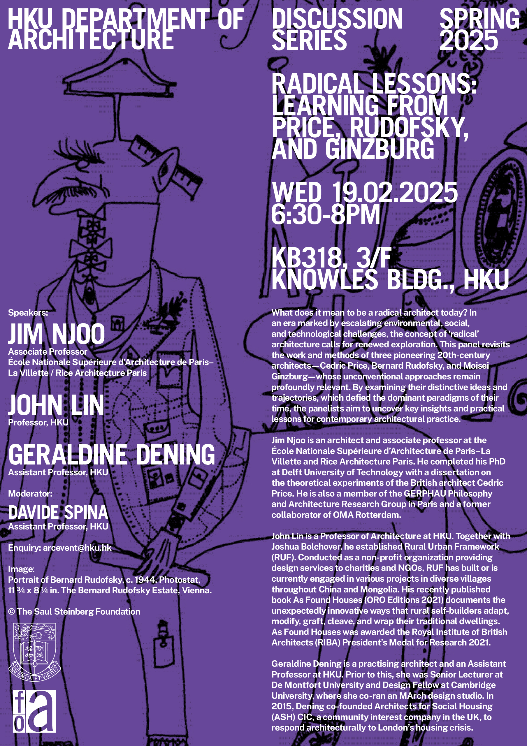 Radical Lessons: Learning from Price, Rudofsky, and Ginzburg