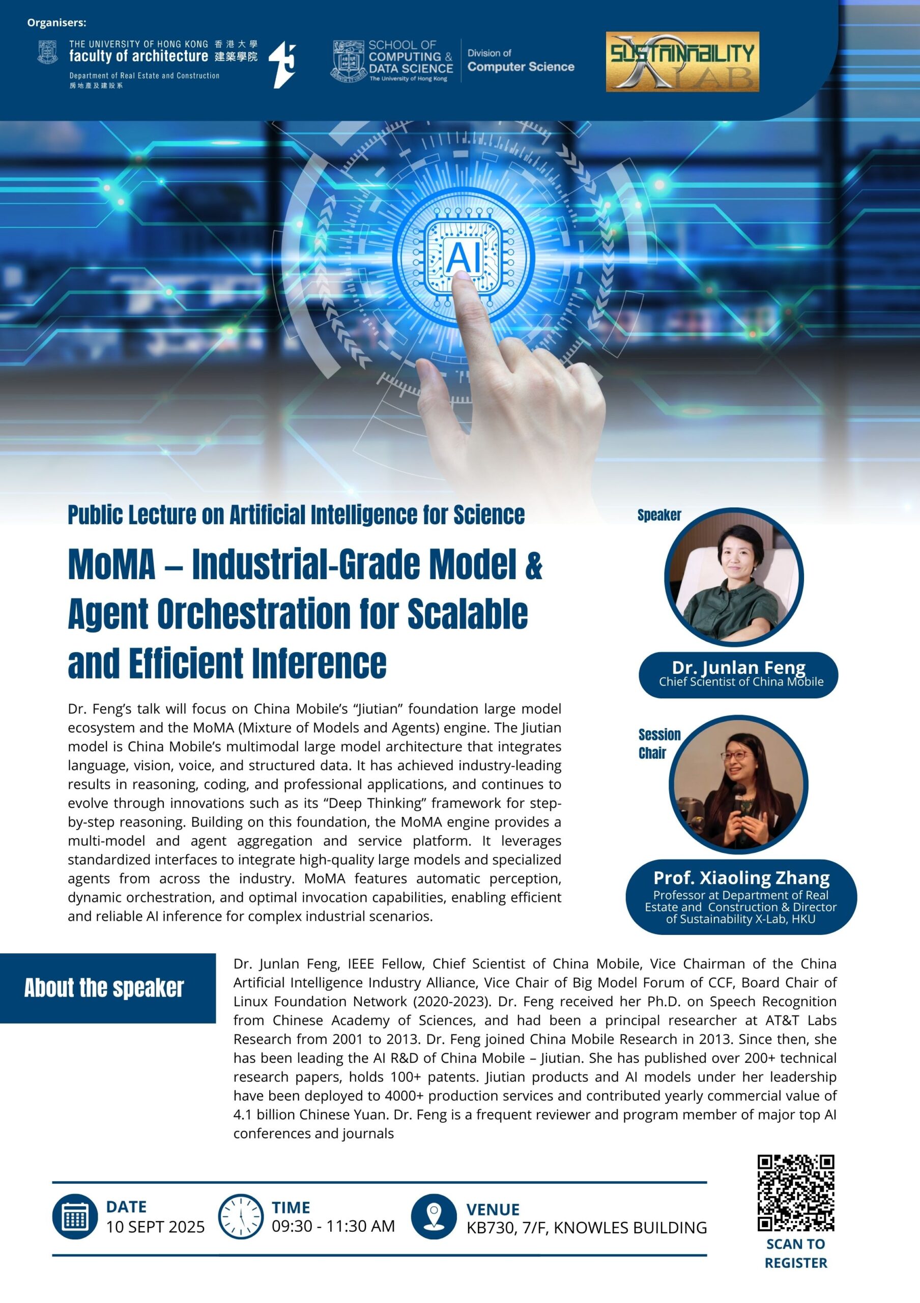 Public Lecture on Artificial Intelligence for Science